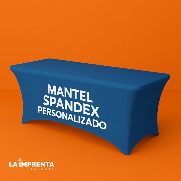Mantel Spandex Personalizado para Eventos | La Imprenta CR
