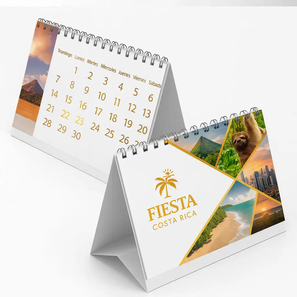 Calendario Corporativo de Mesa Personalizado | Costa Rica 🇨🇷